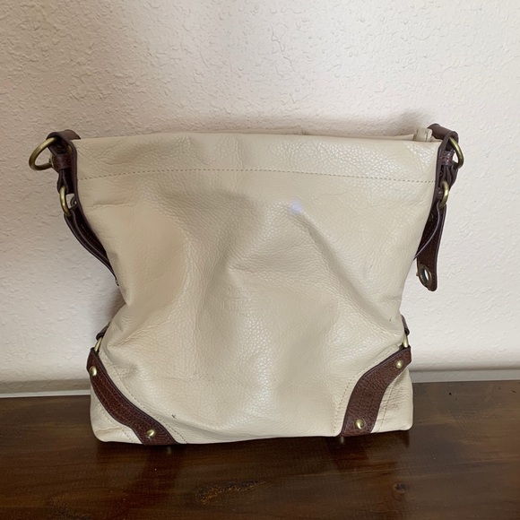 Coach | Bags | Coach Cream Leather Purse | Poshmark